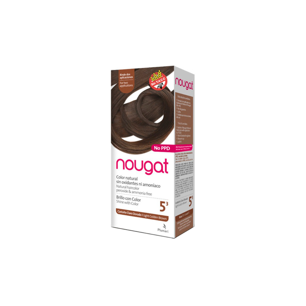 nougat-color-natural-sin-oxidantes-ni-amoniaco-color-5-3-castano-claro ...