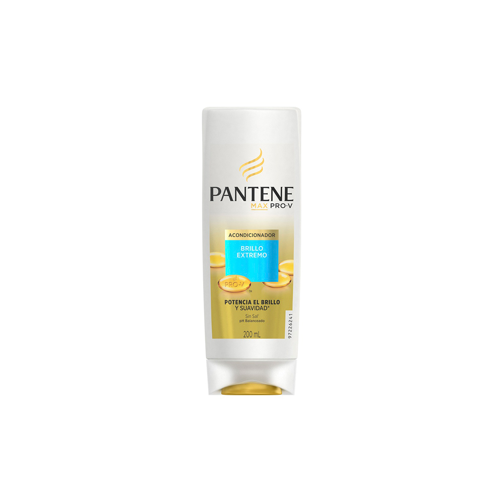 pantene-pro-v-vitaminas-acondicionador-brillo-extremo-potencia-brillo-suavidad-ph-balanceado ...